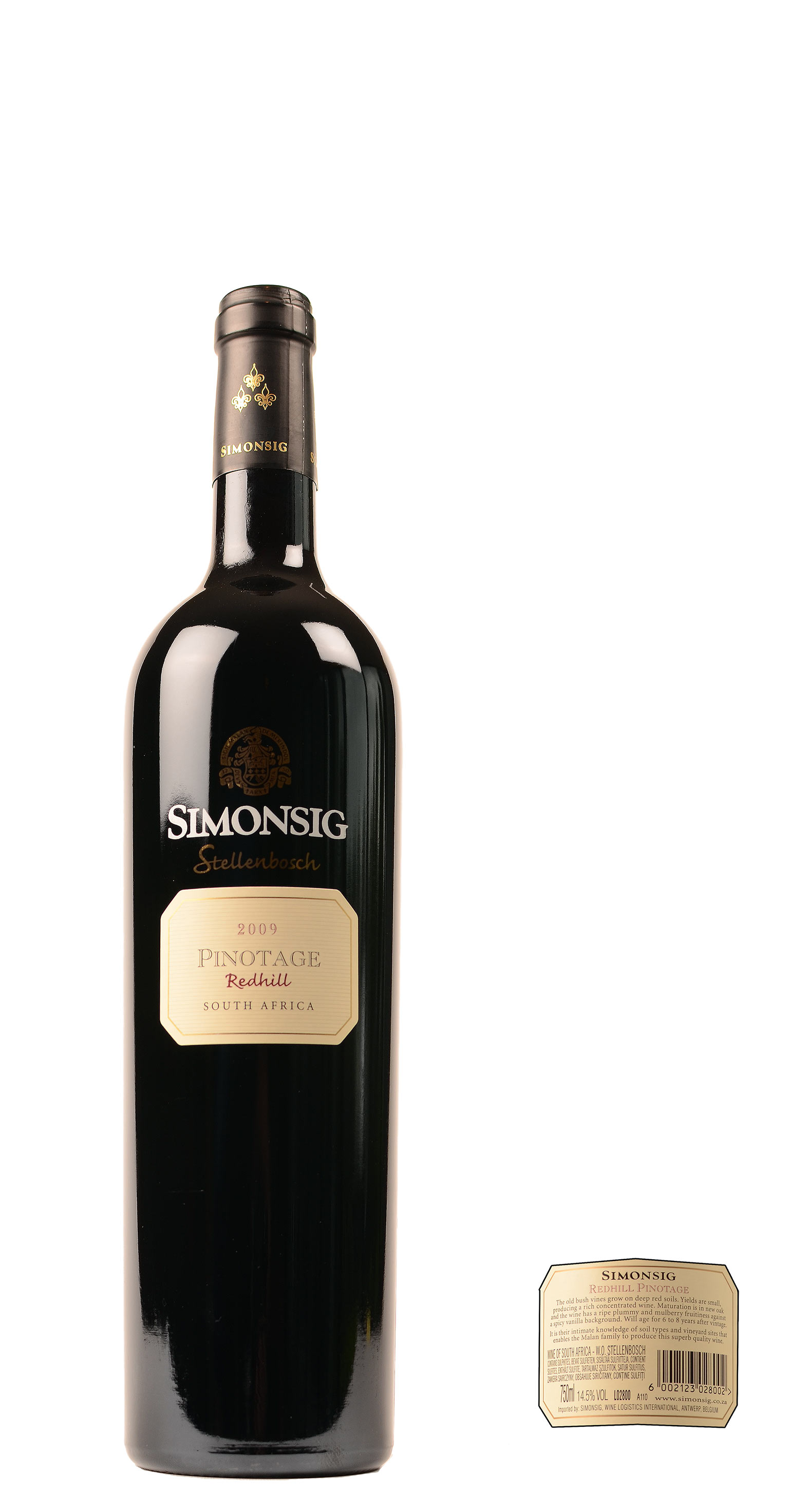 2015 - Simonsig Estate - Redhill Pinotage - Pinotage - 0,75 Ltr. - Red ...