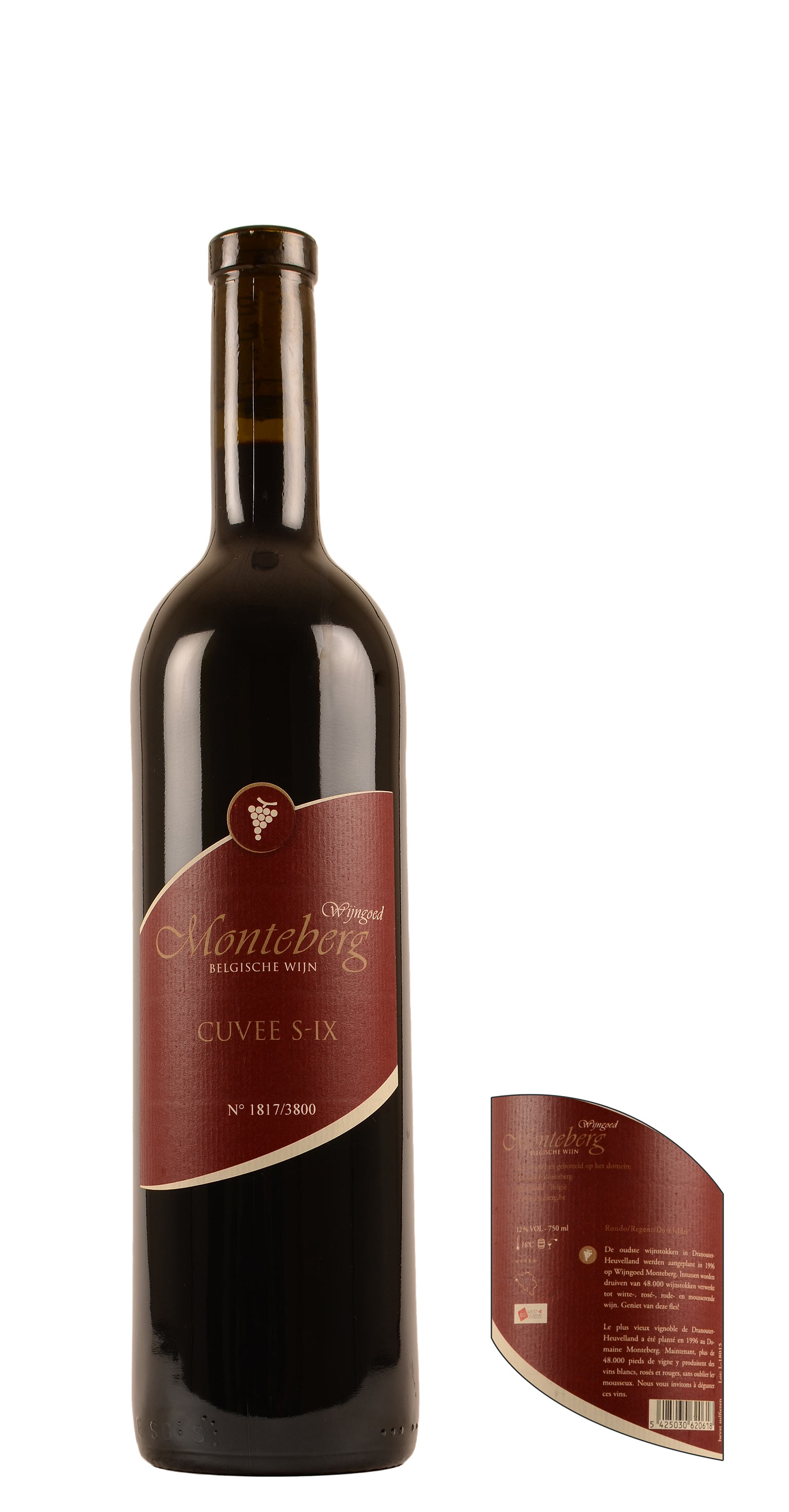 2015 - Wijngoed Monteberg - CUVEE S-IX - 0,75 Ltr. - Rood | Het ...
